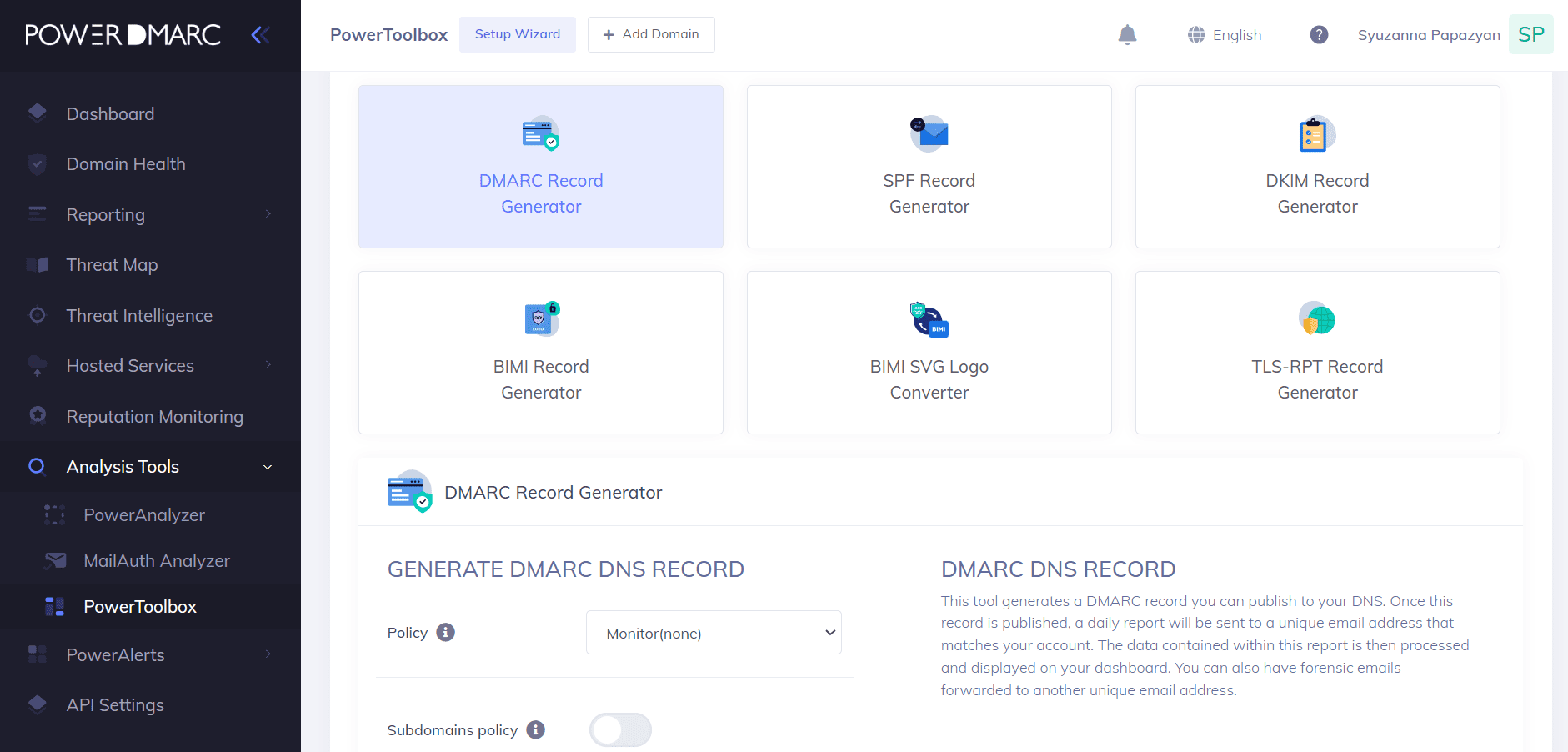 office 365 setup dmarc