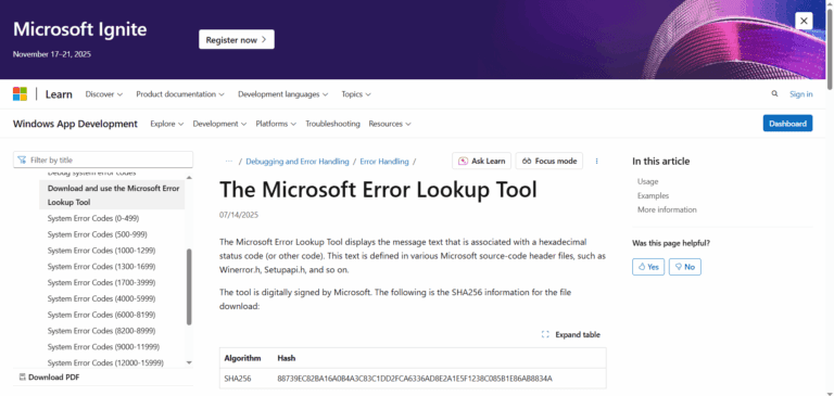 Microsoft Error Codes: Types, Fixes, And Troubleshooting